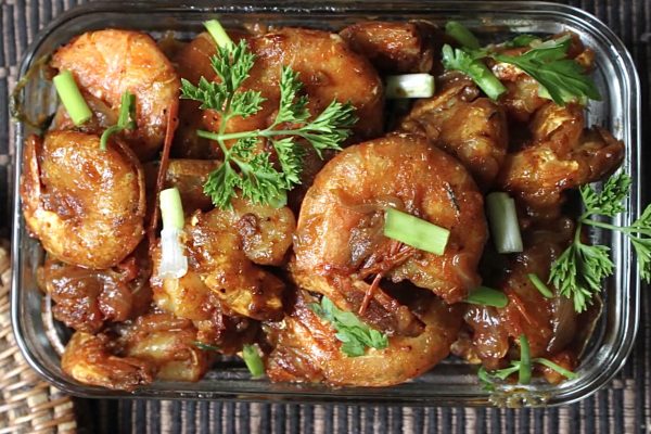 Recette cari crevettes - Ile de la Réunion