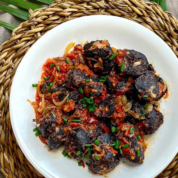 Recette rougail boudin - Ile de la Réunion