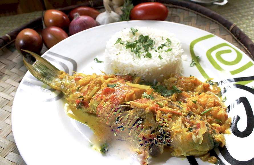 Recette Cari de poisson - Ile de la Réunion