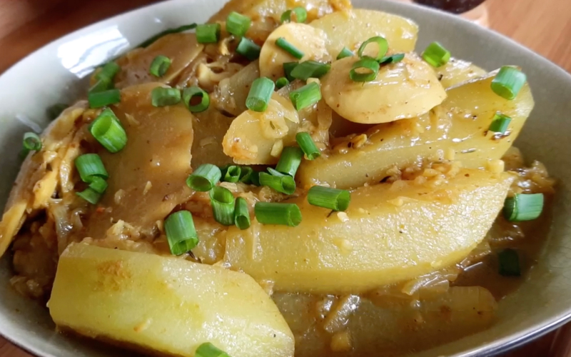 Recette Cari de chouchou de la Réunion - Ile de la Réunion