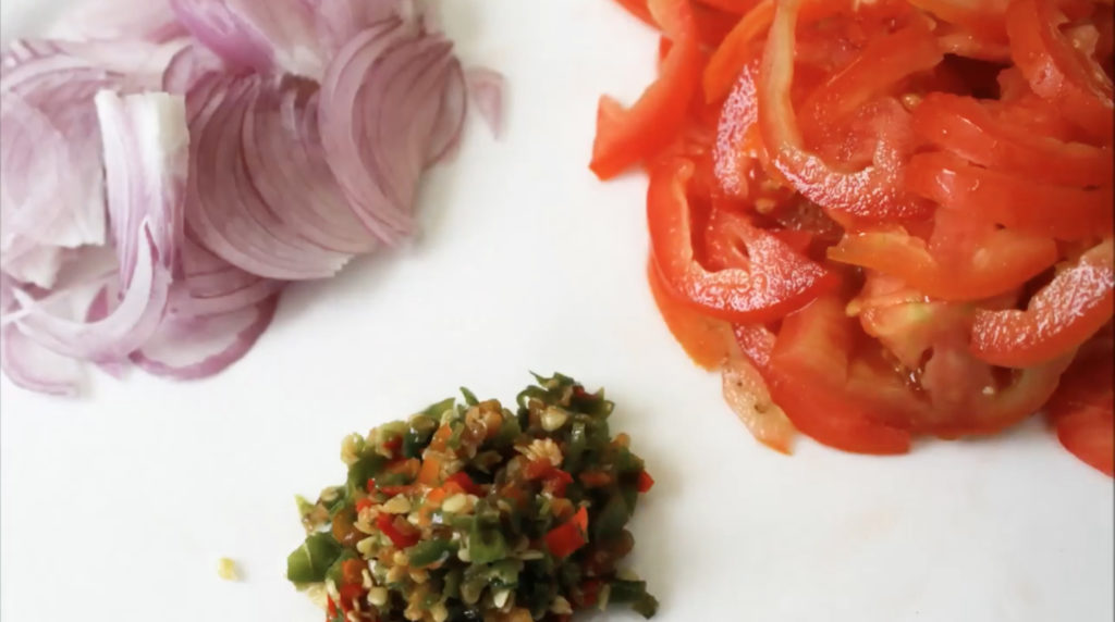 Recette de Rougail tomates - Ile de la Réunion